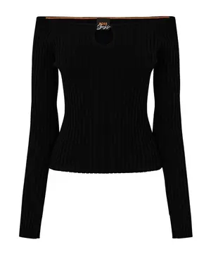 Hugo Boss Simple Knitted Sweater - Black