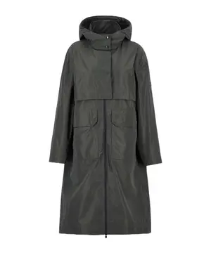 Barbour Roxanna Long Trench Coat - Envy