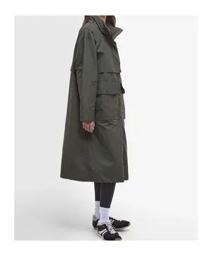 Barbour Roxanna Long Trench Coat