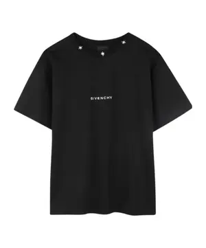 Givenchy Logo Crew Neck T-shirt - Black