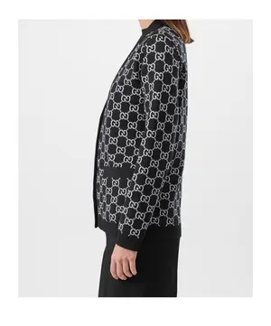 Gucci Gg Reversible Jacquard Cardigan