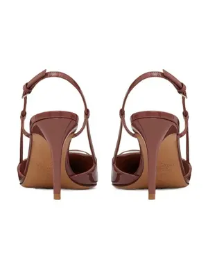 Valentino Garavani Vlogo Signature Pointed Toe Slingback Pumps