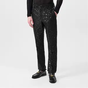 Versace Leopard Print Tailored Trousers