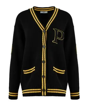 Prada Cashmere Varsity Cardigan
