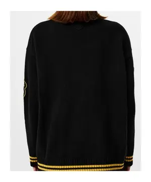 Prada Cashmere Varsity Cardigan