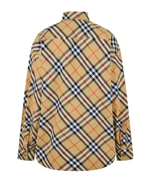 Burberry Plaid Long-sleeve Shirt