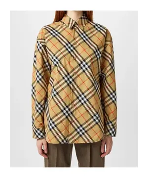 Burberry Plaid Long-sleeve Shirt