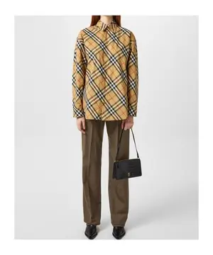 Burberry Plaid Long-sleeve Shirt