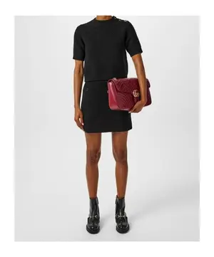Gucci Wool Knit Mini Skirt