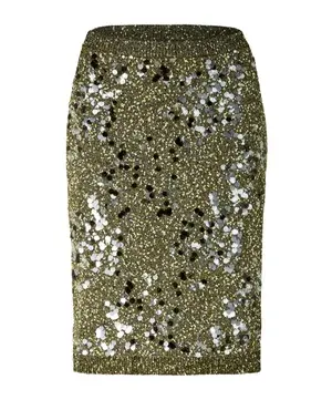 Gucci Sequin Knit Skirt