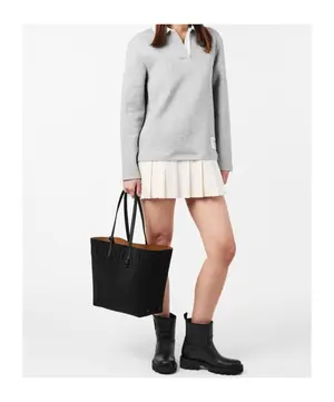 Moncler Kickstream Logo Ankle Boots - Black
