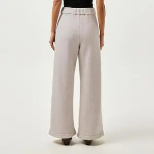 Max Mara Albino Melange Trousers - Nude