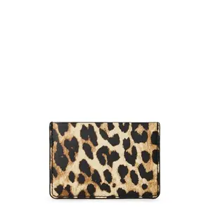GANNI Leopard Print Card Holder