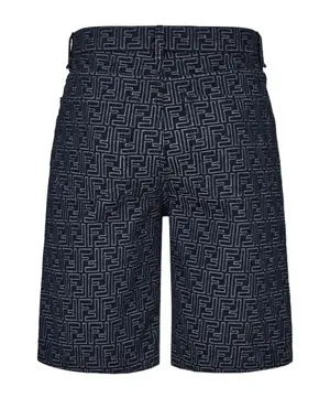 Fendi Ff Denim Short Sn53