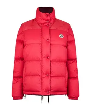 Moncler Short Down Jacket - Red