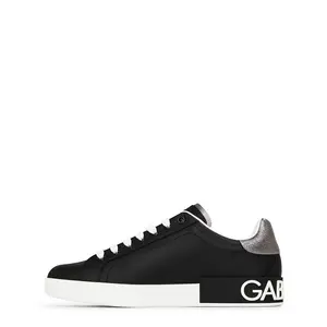 Dolce & Gabbana Logo Portofino Leather Low-top Trainers
