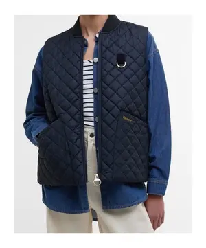 Barbour Quilted Zip-up Vest