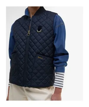 Barbour Quilted Zip-up Vest