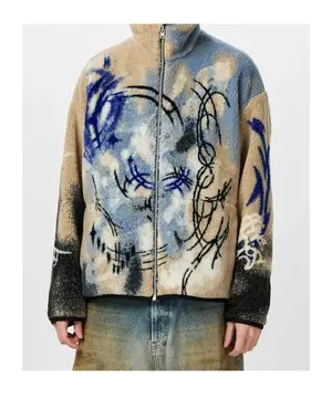 Acne Studios Teddy Jacquard Casual Jacket