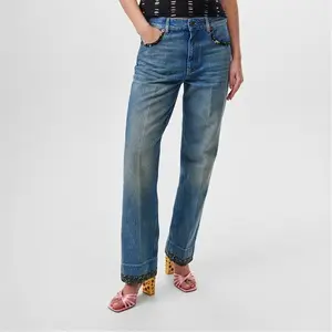 Valentino Garavani Denim Trousers With Belt Loops