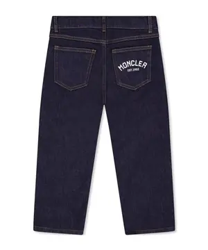 Moncler Embroidered Logo Jeans