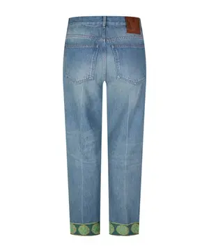 Valentino Garavani Straight Leg Denim Trousers