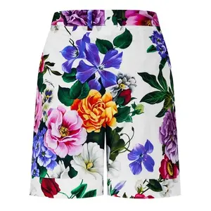 Dolce & Gabbana Floral Cotton Tailored Shorts