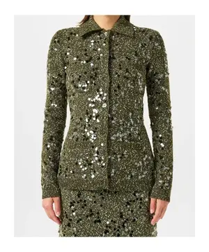 Gucci Sequin Knit Cardigan