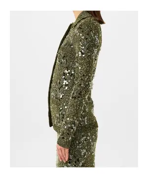 Gucci Sequin Knit Cardigan