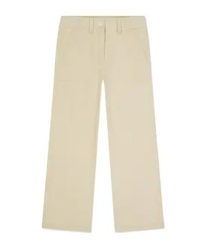 Moncler Corduroy Logo Casual Pants