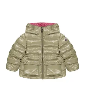 Moncler Adriel Quilted Down Jacket - Nude