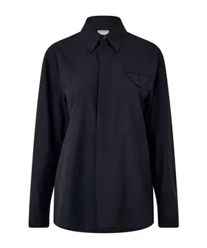 Bottega Veneta Long Sleeve Shirt With Lapel Collar