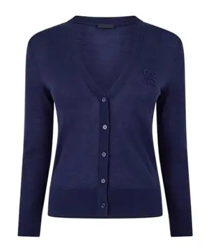 Givenchy Embroidered 4g V-neck Cardigan