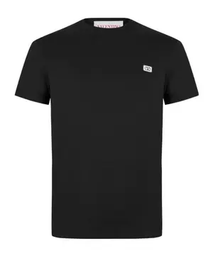 Valentino Garavani Vlogo Patch T-shirt - Black