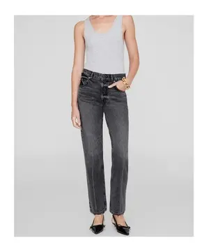 ANINE BING Belt Loop Jeans