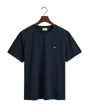 Gant Logo Short Sleeve T-shirt - Black