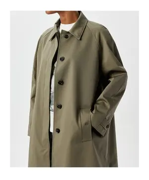 ANINE BING Lapel Long Sleeve Coat