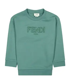 Fendi Embroidered Logo Hoodie