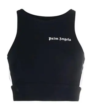 Palm Angels Logo Print Sleeveless Tank Top