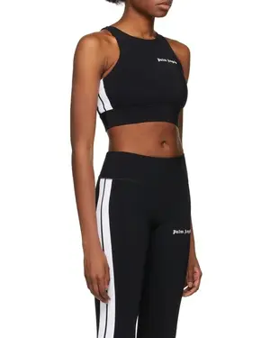 Palm Angels Logo Print Sleeveless Tank Top