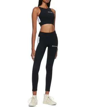 Palm Angels Logo Print Sleeveless Tank Top