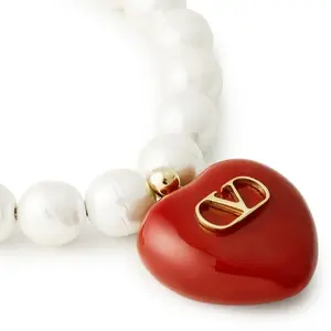 Valentino Garavani Heart Charm Bracelet