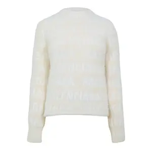 Balenciaga Long Sleeve Logo Knit