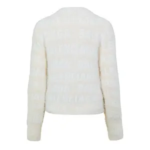 Balenciaga Long Sleeve Logo Knit