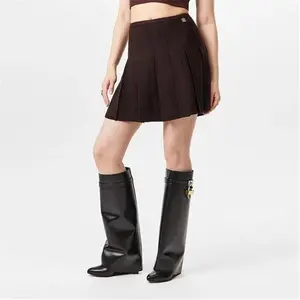Givenchy Pleated Skirt With Signature 4g Logo