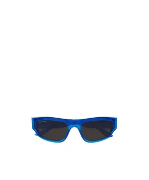 Balenciaga Logo Cat Eye Sunglasses - Blue