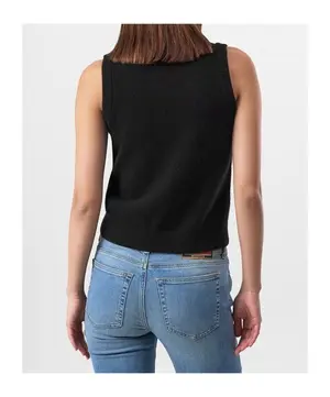 DIESEL® Oval D Logo Knit Vest