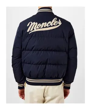 Moncler Varsity Logo Down Jacket