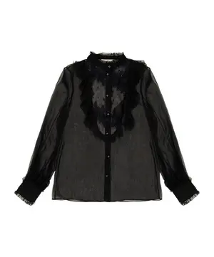 Valentino Garavani Tulle Ruffle Shirt