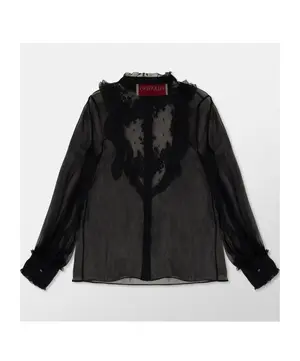 Valentino Garavani Tulle Ruffle Shirt